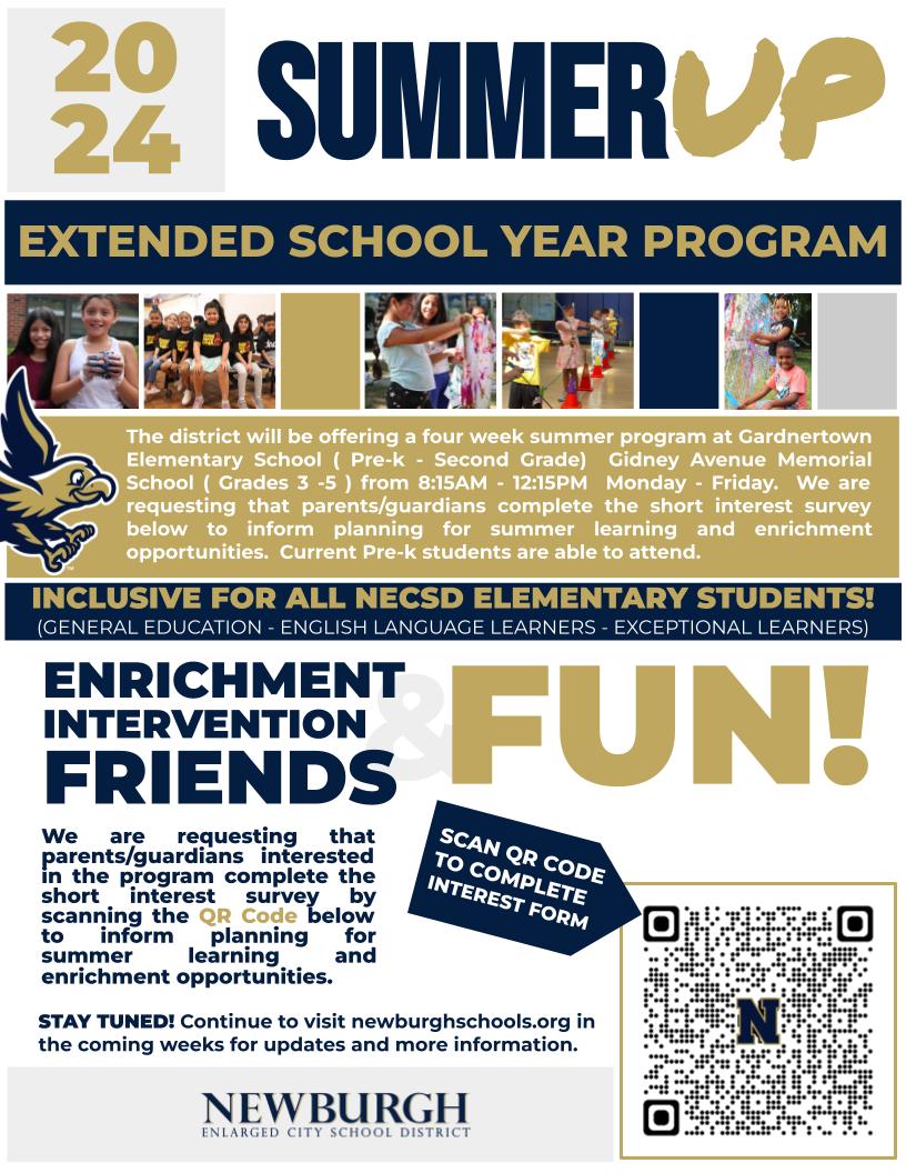 2024 Extended School Year Program - NECSD